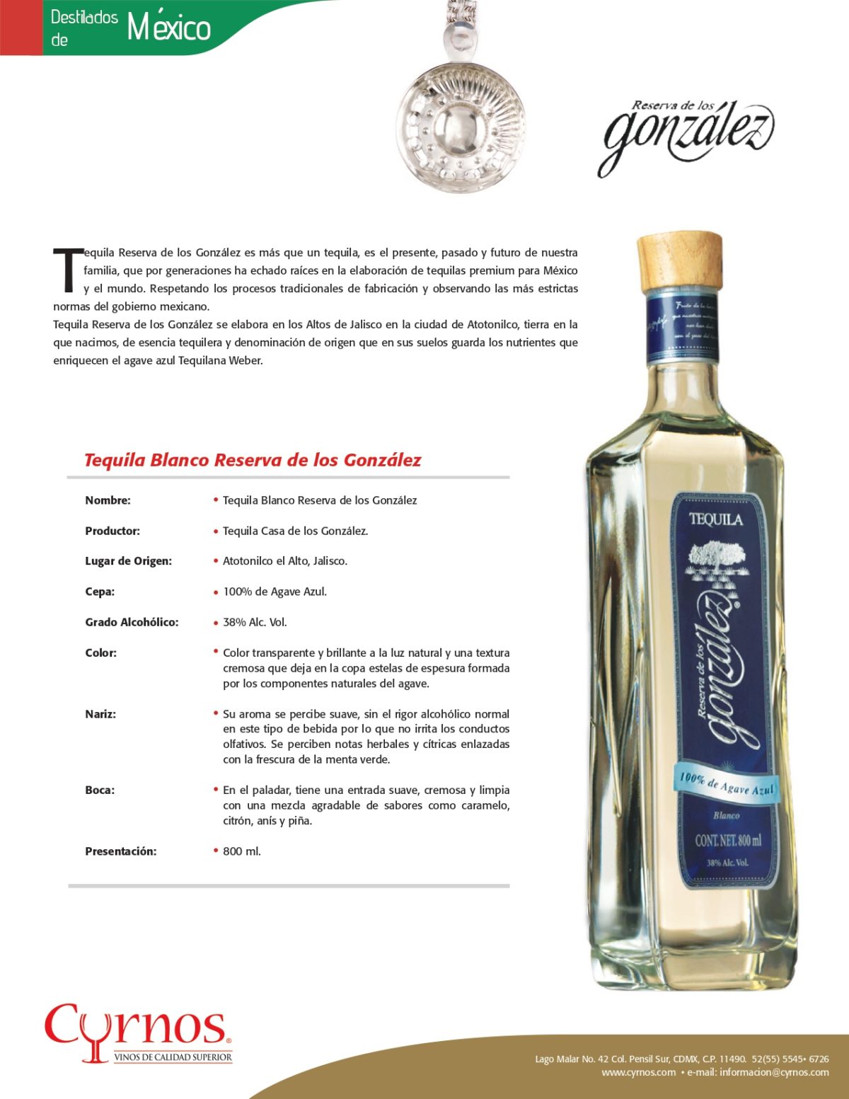 Reserva Los González - Cyrnos