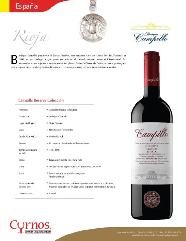 Campillo Reserva Selección - Cyrnos